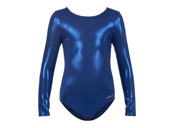 FIBRA Gym Leotard Basic LSW Blå S Langermet turndrakt - Scan Trade AS