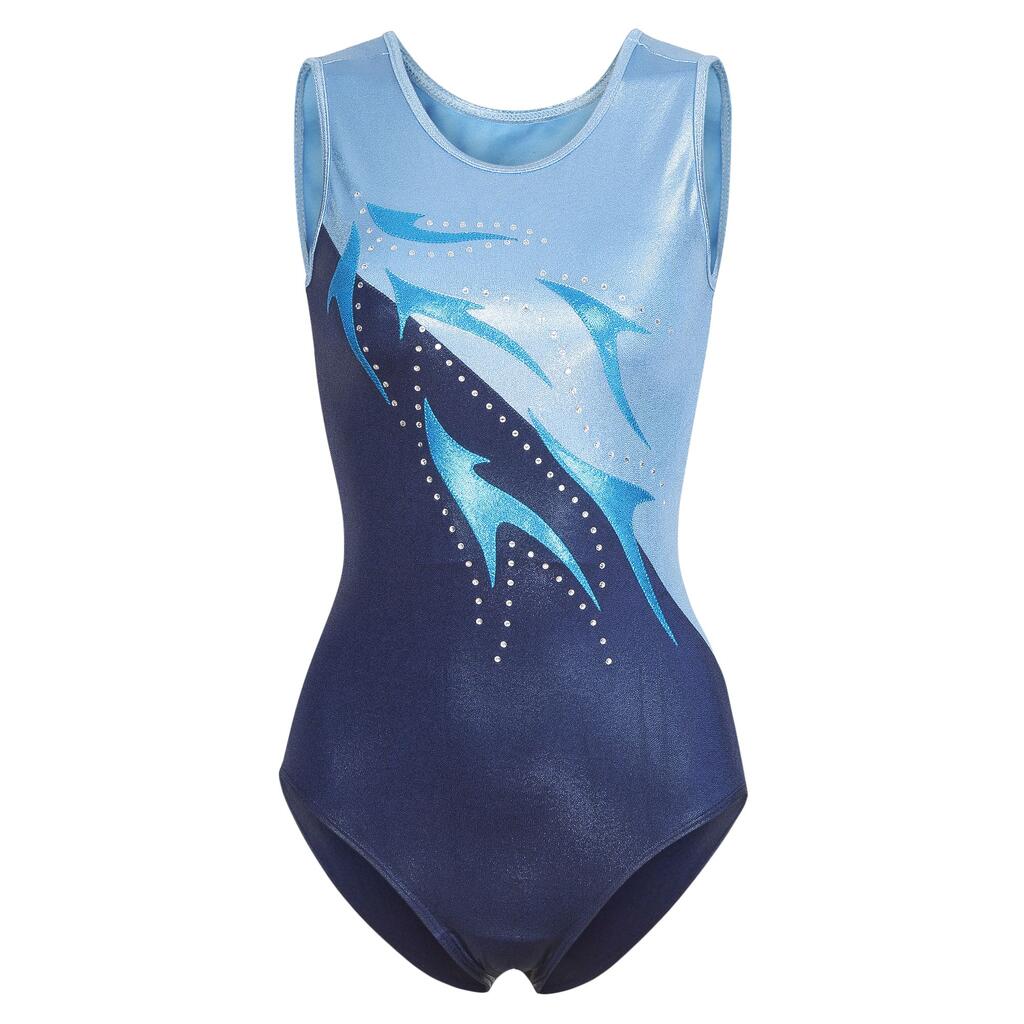 FIBRA Gym Leotard Multi W Blå M Stilig turndrakt - Scan Trade AS ...