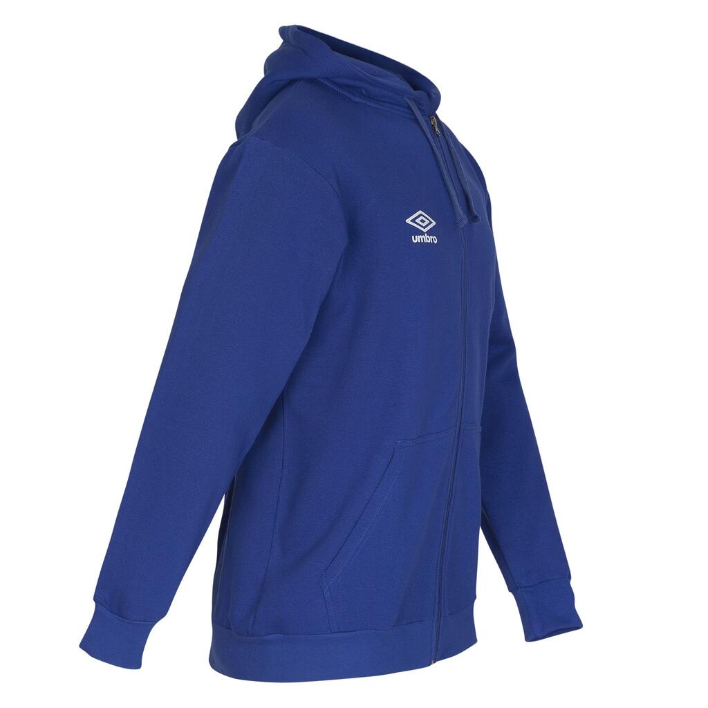 UMBRO Basic Hood Jacket Blå M Jakke med hette og liten logo - Scan Trade AS – Klubbspesialisten