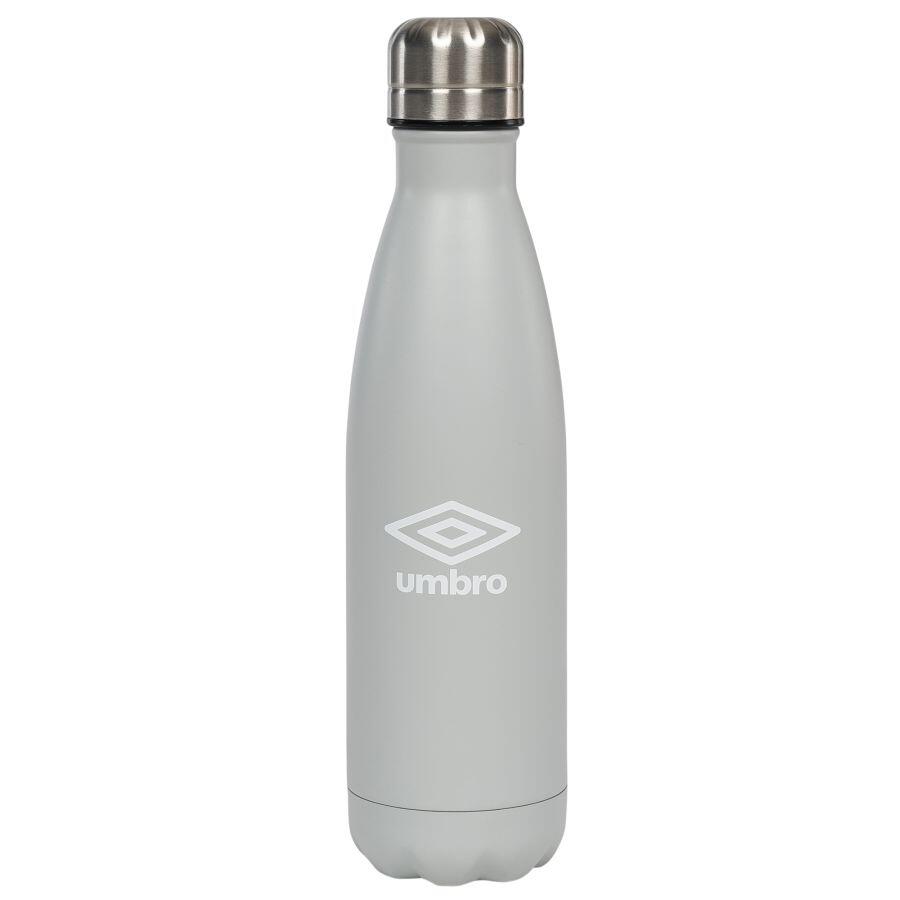 UMBRO Splash Drikkeflaske Lys grå 0,5L Termo drikkeflaske i stål med ...
